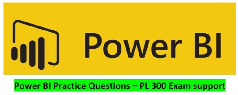 Microsoft Power BI Data Analyst Associate Practice Questions - Set 1 ...